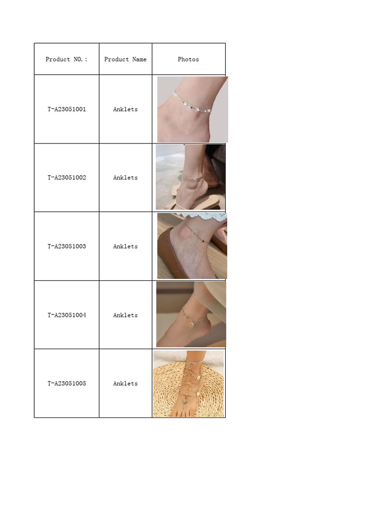 Jewelry Product Catalog 2023 | PDF | Softlines (Retail) | Jewellery