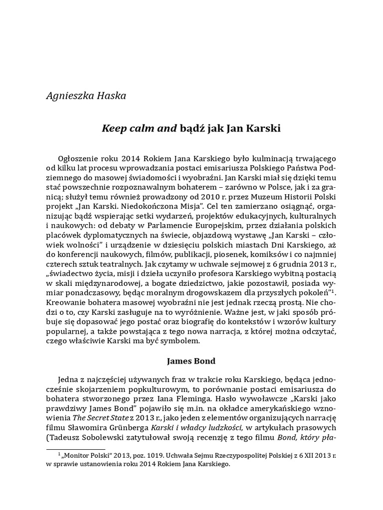 Haska Karski | PDF