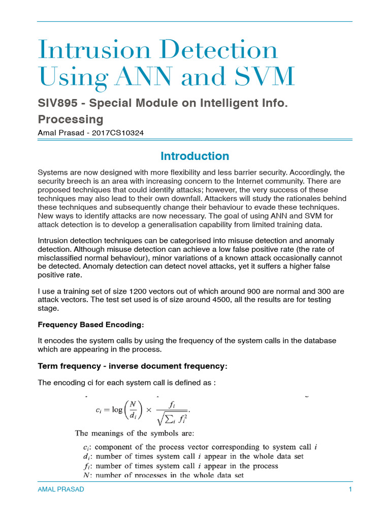 2017CS10324 Amal Prasad SIV895 Assignment | PDF | Receiver Operating Characteristic ...