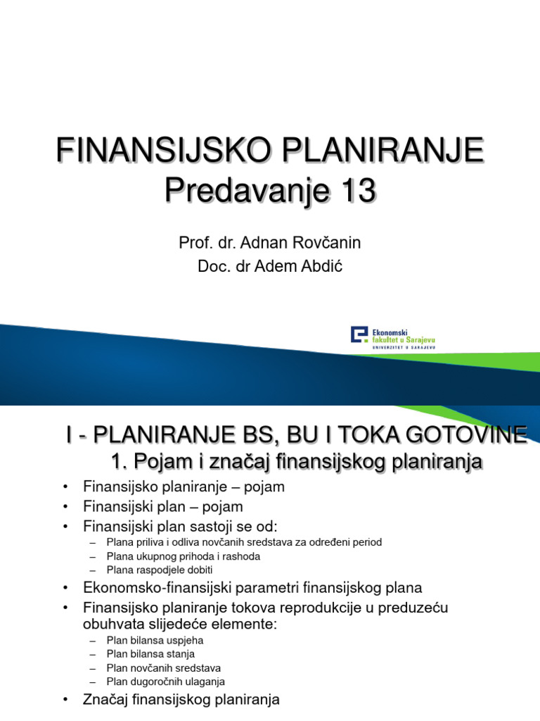 13 Predavanje 13 DL PF 2021 22 | PDF