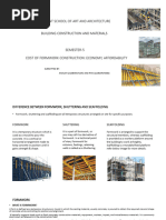 Formwork Design Calculation | PDF | Concrete | Pressure
