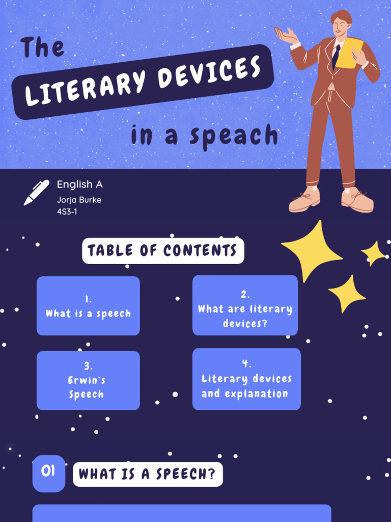 Literary Devices in A Speech | PDF | Speech | Human Communication