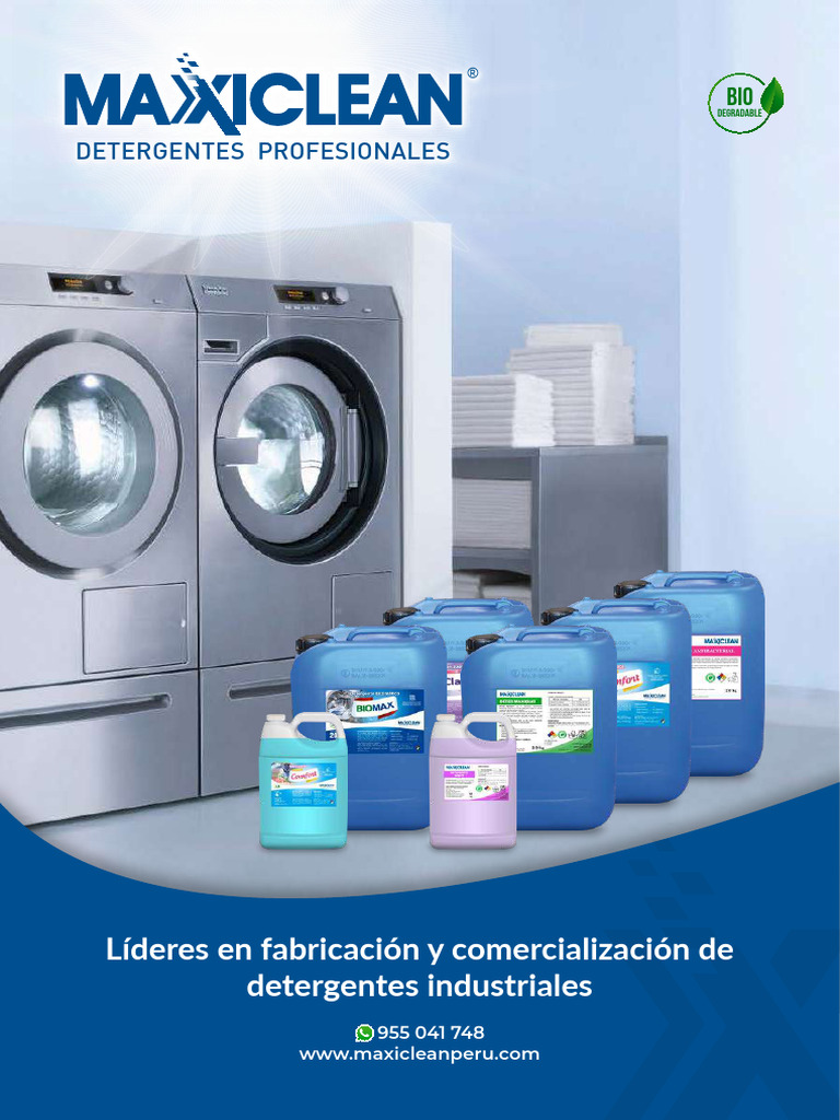 Catálogo-Maxiclean | PDF | Detergente | Blanqueador