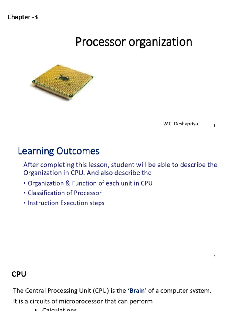 L3 Processor Organization | Download Free PDF | Central Processing Unit | Multi Core Processor