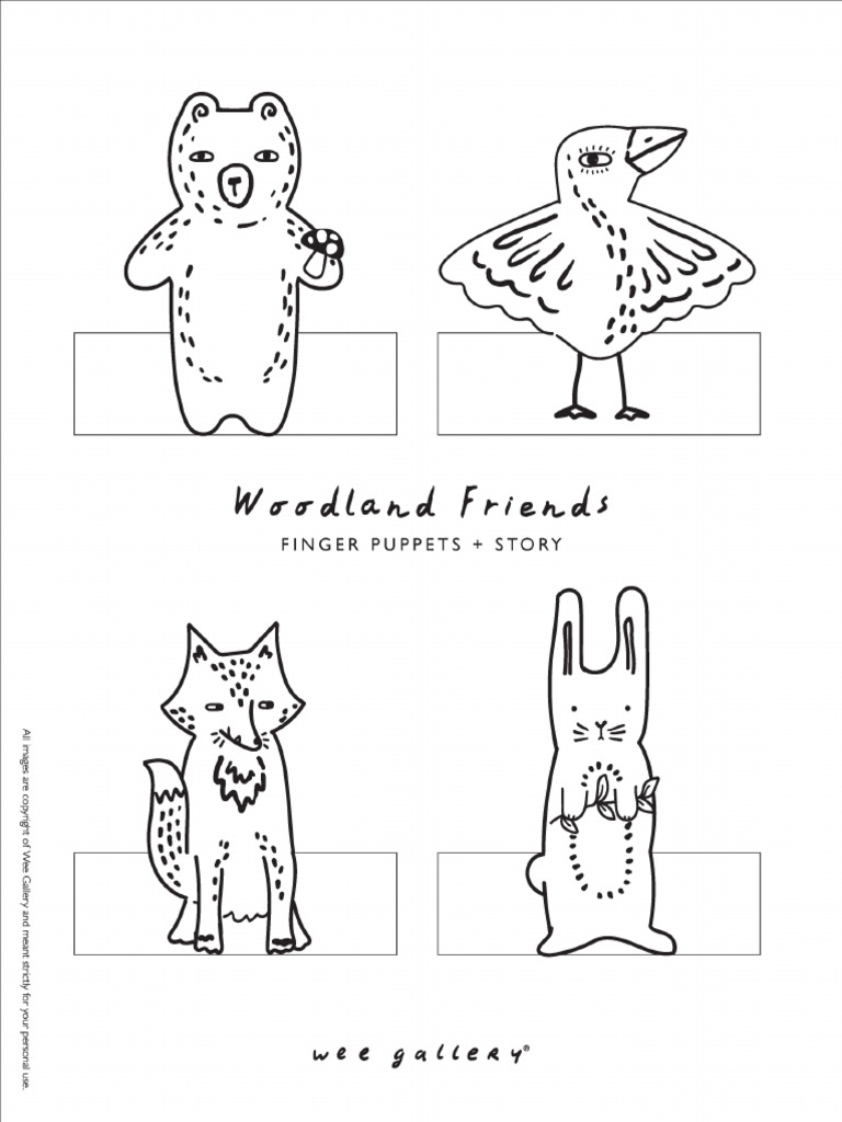 Woodland-Friends Finger-Puppets-and-Story-2 2 | PDF