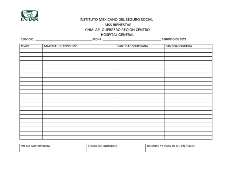 FORMATO DE CONSUMO CEYE | PDF
