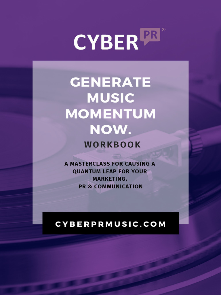 Modern Musician Cyber PR Webinar Workbook | PDF | Entrepreneurship ...