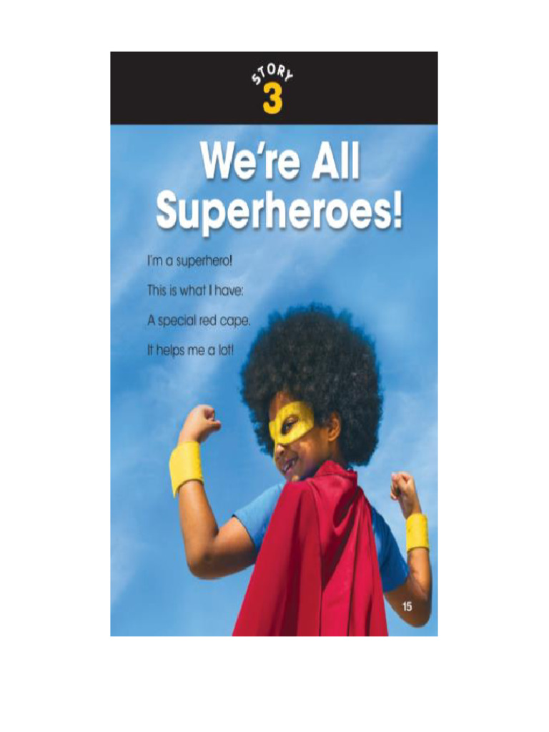 We Are All Superheroes | PDF