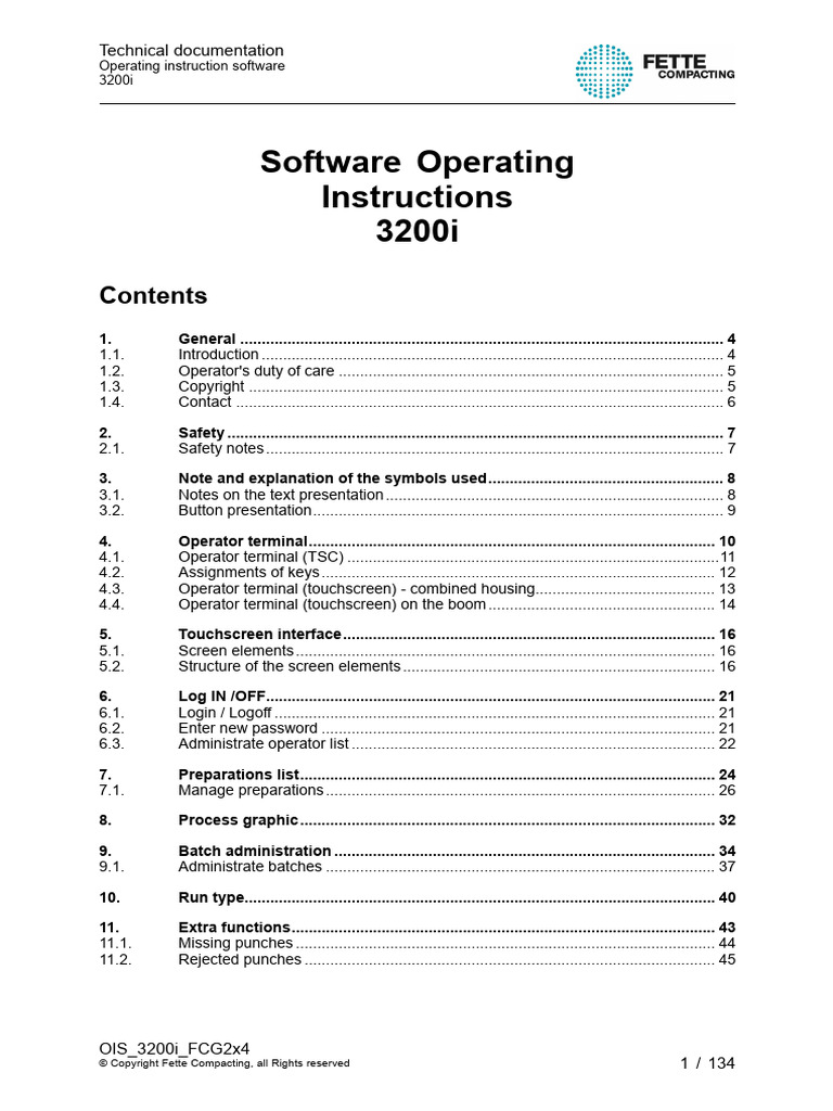 Ois 3200i en Fcg2x4 | PDF | Menu (Computing) | Touchscreen