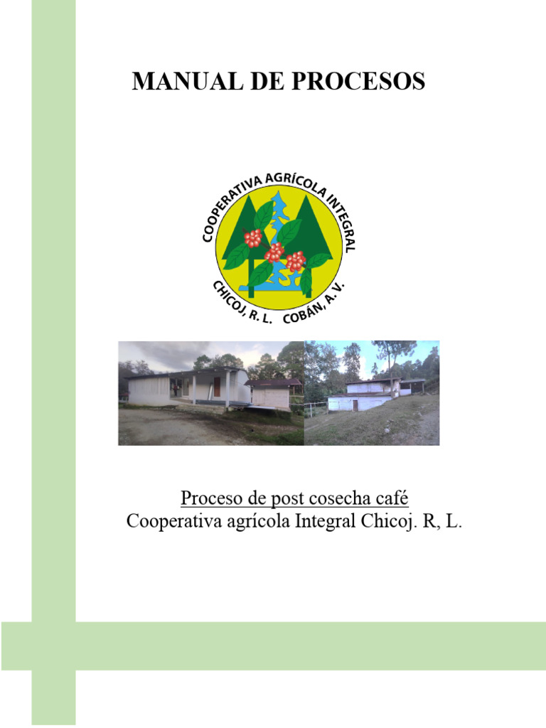 Manual de Procesos Poscosecha Coop Chicoj | PDF | café | Cosecha