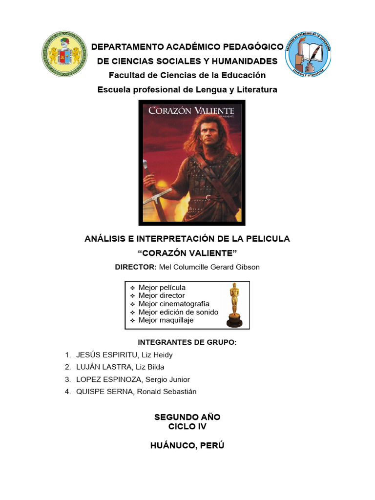 Trabajo de Analisis de Peliculas | PDF | Clásicos