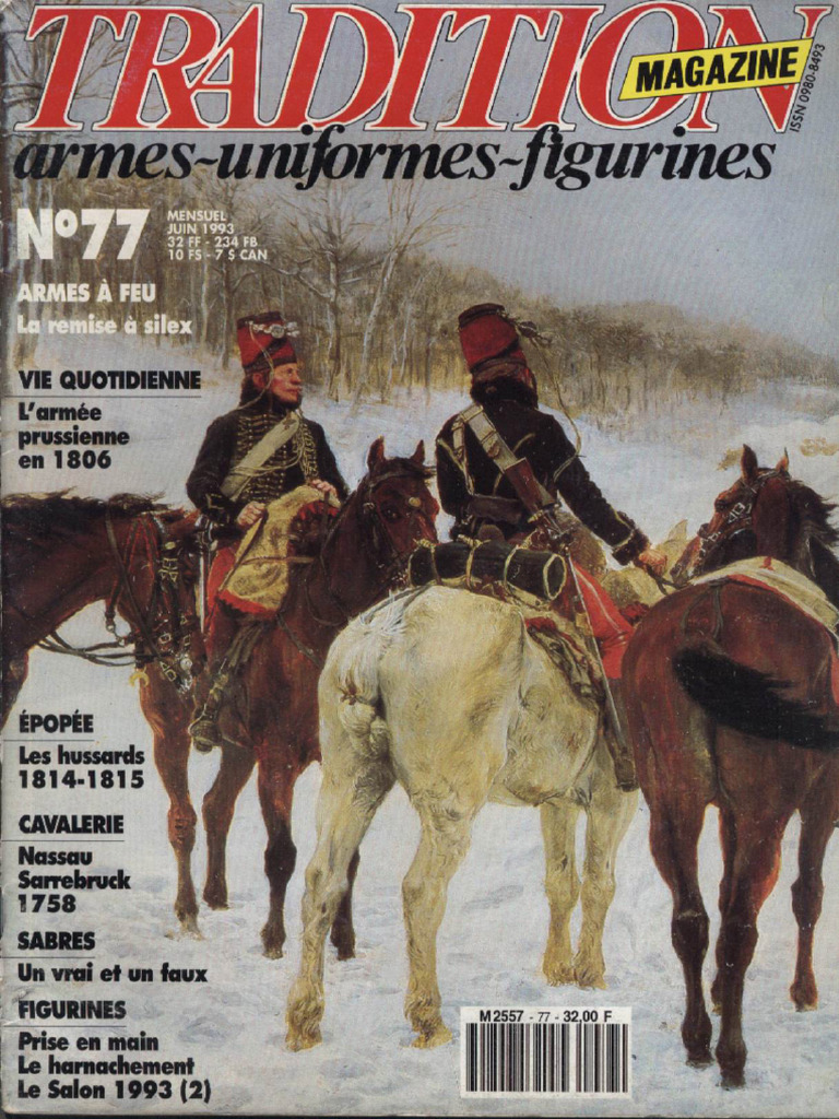 Tradition Magazine - Prussian Army 1806 | PDF