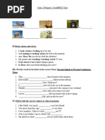 Project 1 Unit 1 Test | PDF | Grammar | Cognition