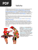 Letra de Valicha | PDF