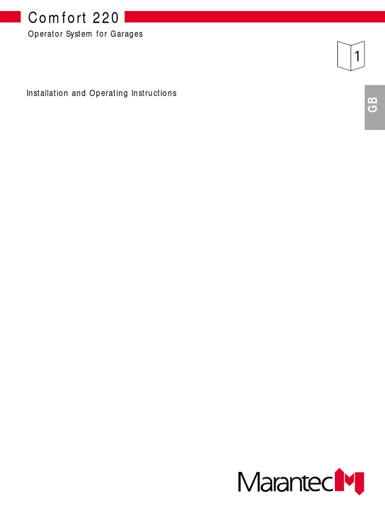 Comfort 220 | PDF | Screw | Door