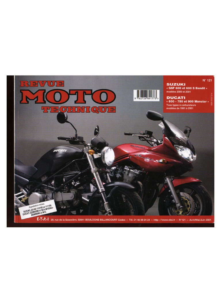 Revue Technique 600 Bandit PDF | PDF