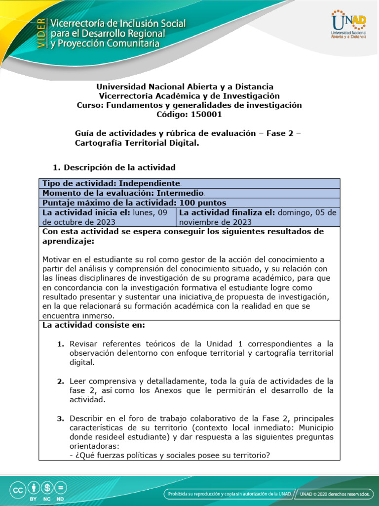Guía de actividades y rúbrica de evaluación - Unidad 1- Fase 1 - Pre-saberes | PDF | Evaluación ...