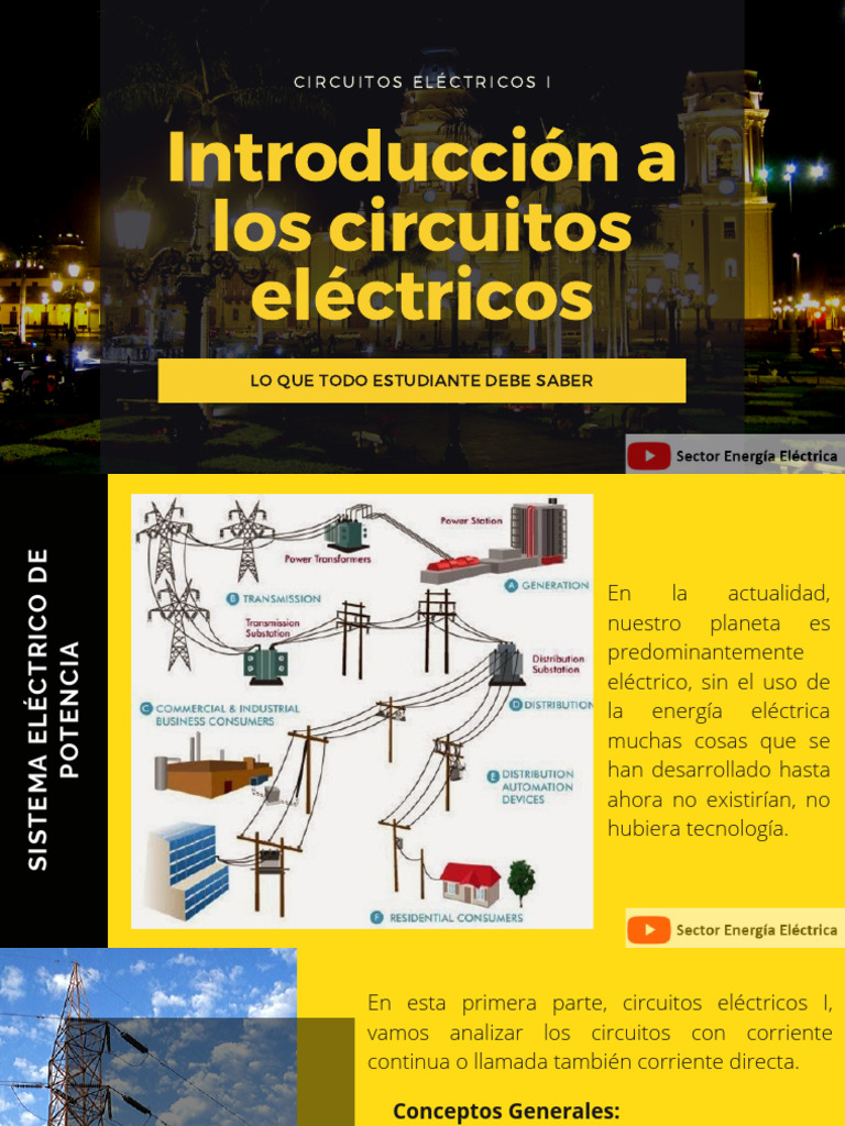 Circuitos Eléctricos: Conceptos Básicos | PDF | voltaje | Energia electrica