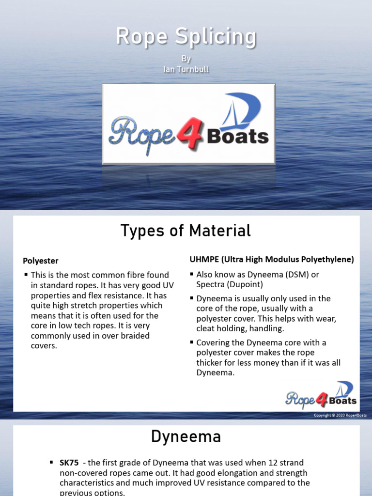 Splice Guide Rope4Boats 2020 | PDF | Rope | Materials