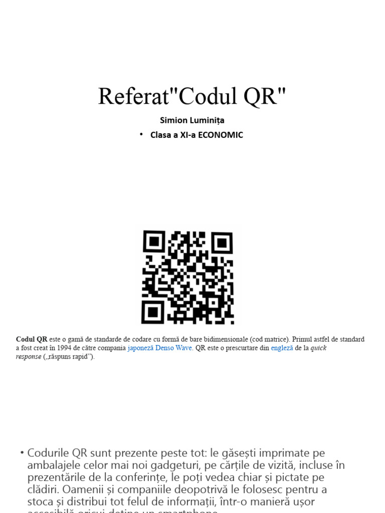 Cod QR | PDF