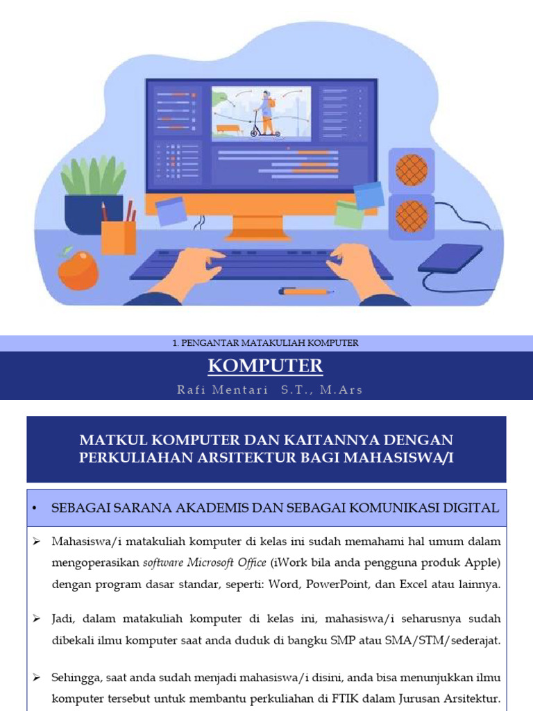 Pengantar Matakuliah Komputer | PDF