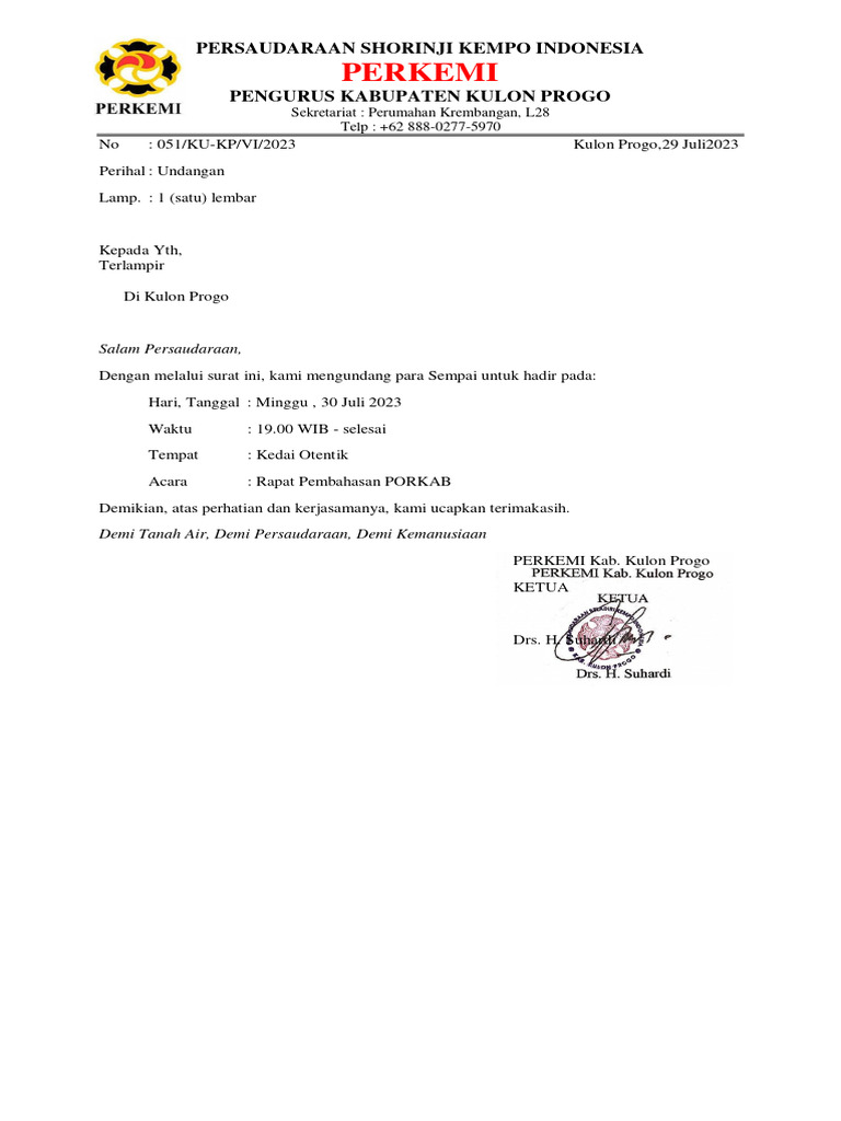 Perkemi: Persaudaraan Shorinji Kempo Indonesia | PDF | Ilmu Sosial