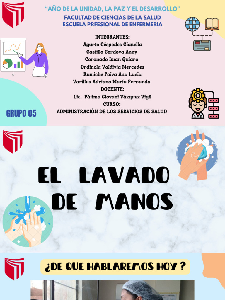 Lavado de Manos | PDF | Lavado de manos | Especialidades Medicas