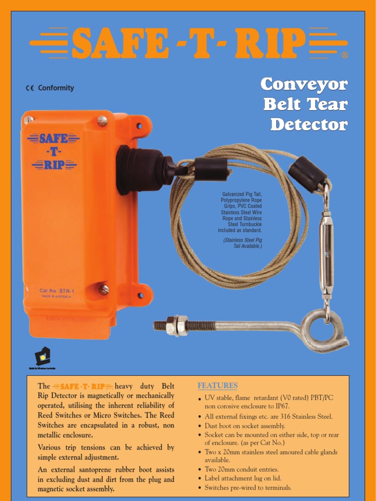 Belt Rip Switch | PDF | Electrical Connector | Switch