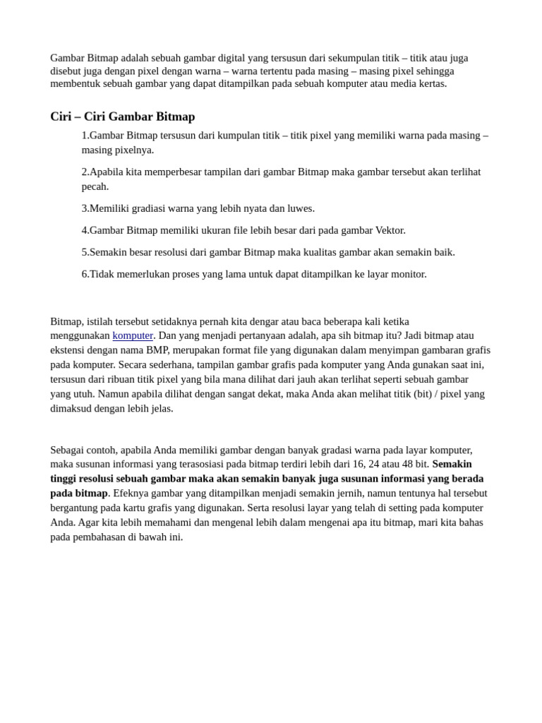 Gambar Bitmap | PDF