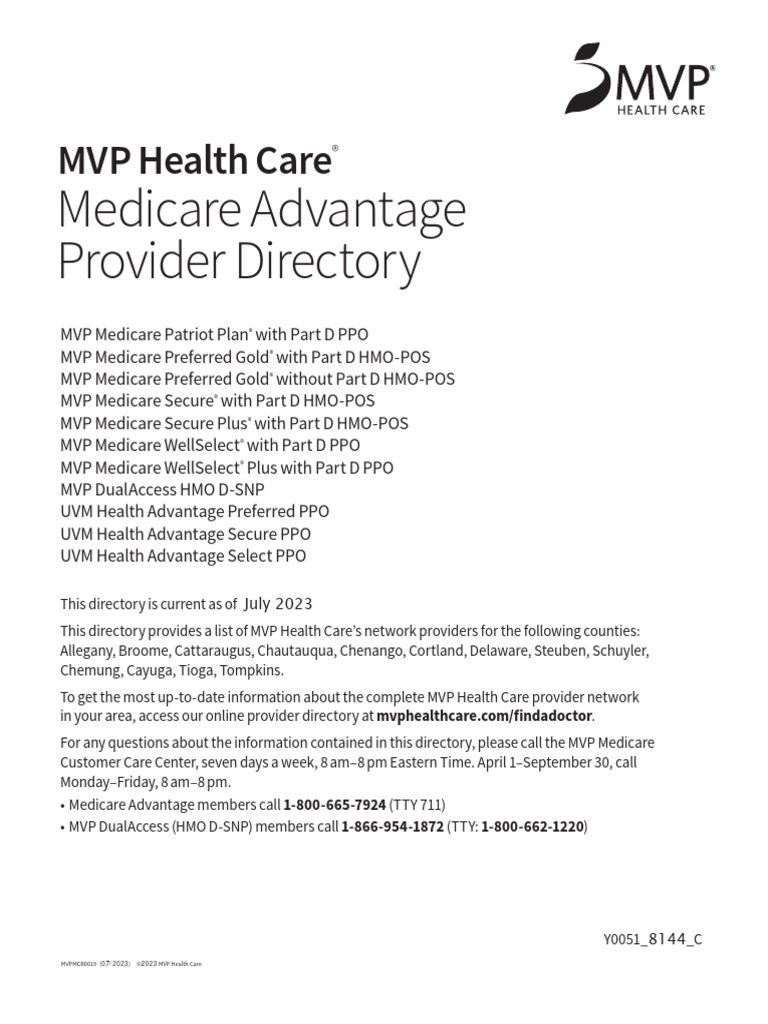 Medicare Advantage Provider Directory Central | Download Free PDF ...