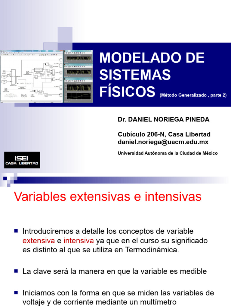 Modelado Modelo Generalizado Parte2 | PDF | Energia electrica | Medición