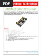 ELEGOO MEGA Kit Breadboard Power Supply Module | PDF | Home & Garden