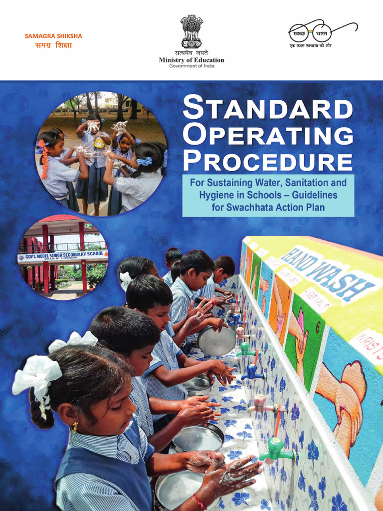 WASH SOP Guidelines for Schools | PDF | Wash | Sanitation