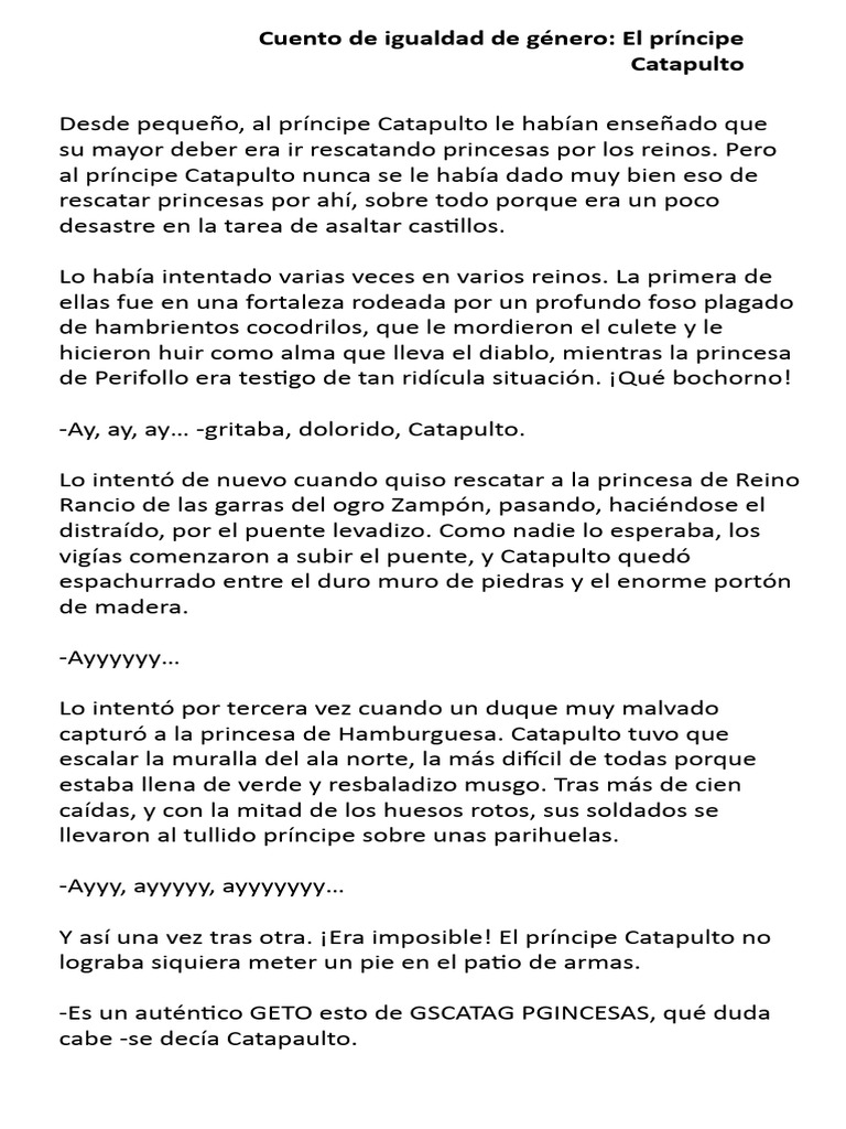 Cuento | PDF | Castillo