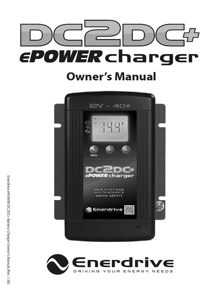 DC2DC PLUS Charger User Manual | PDF | Battery Charger | Electrical Engineering