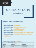 Daftar Singkatan Latin Farmasi | PDF