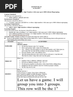 Detailed Lesson Plan in Mathematics 2 Solves Routine and Non-Routine ...