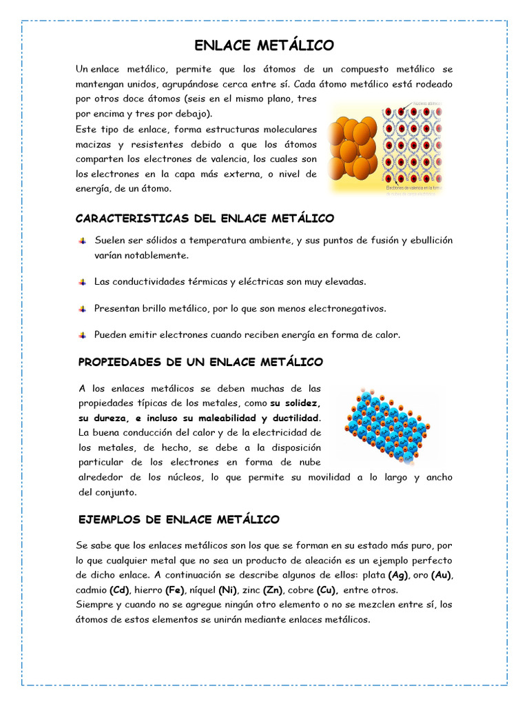 Enlace Metálico | PDF