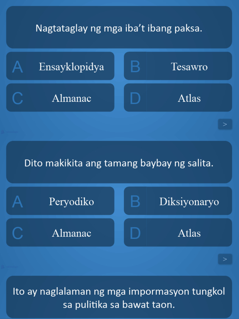 Filipino Pangkalahatang Sanggunian | PDF