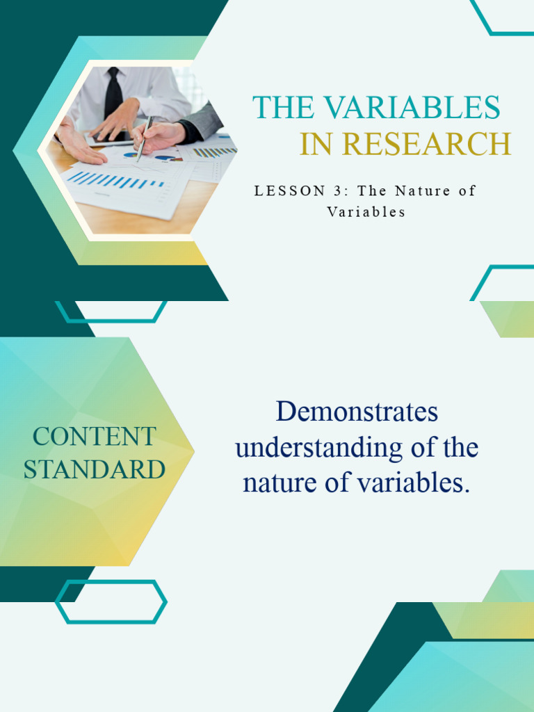 Variables in Research | PDF | Level Of Measurement | Categorical Variable