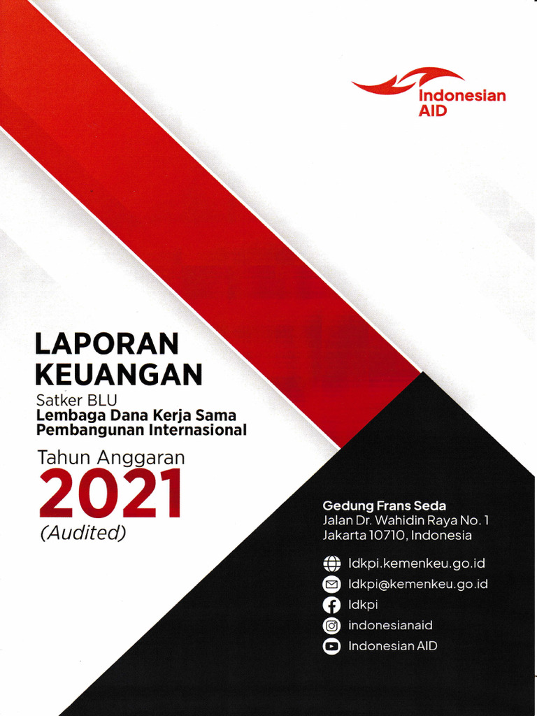 Laporan Keuangan BLU LDKPI Tahun 2021 (Audited) | PDF