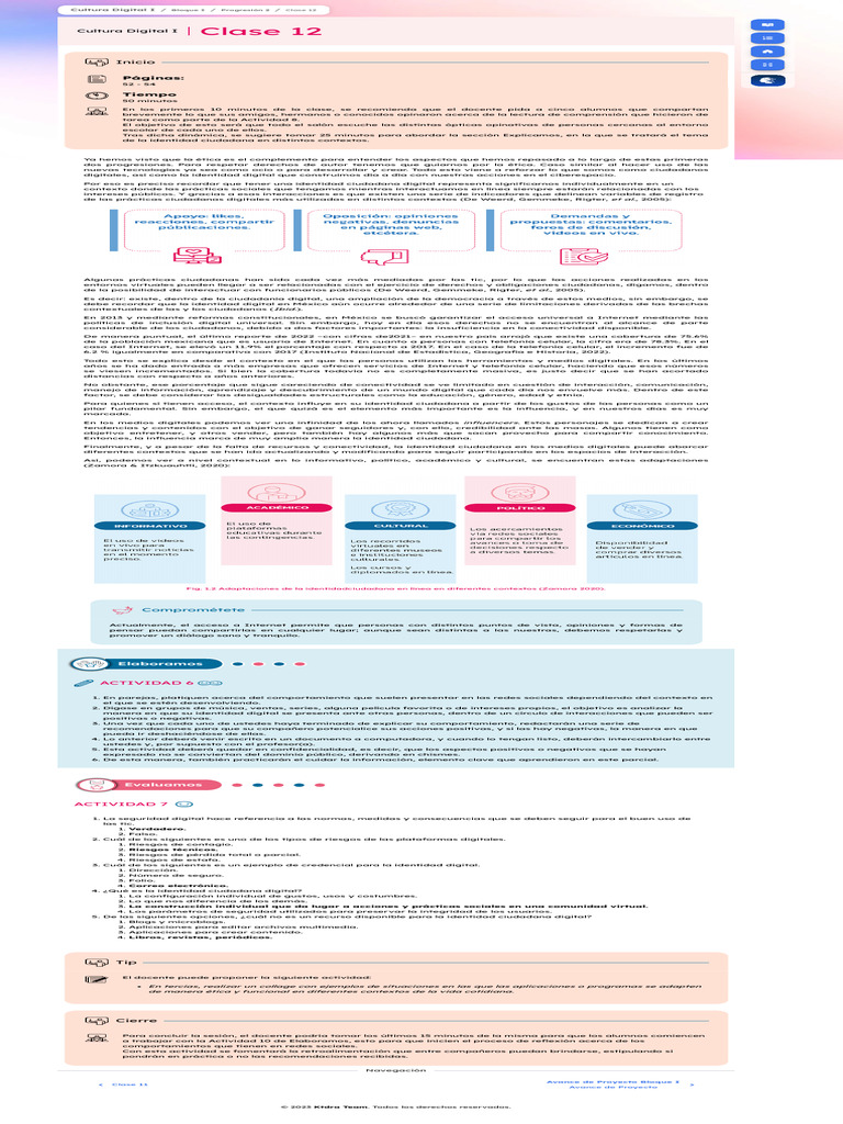 Cultura Digital 1 Pdf Internet Tecnología De Información Y