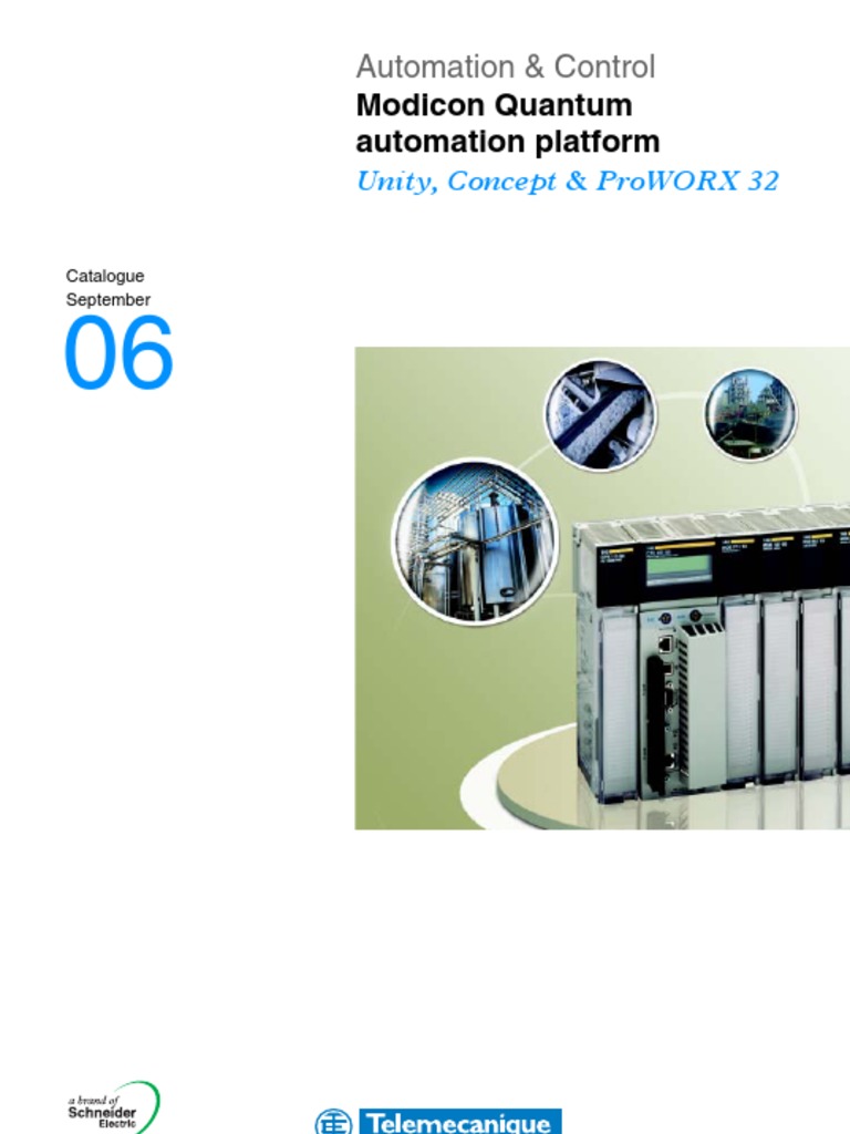 18427434 Modicon Quantum Catalogue | Central Processing Unit | Computer ...