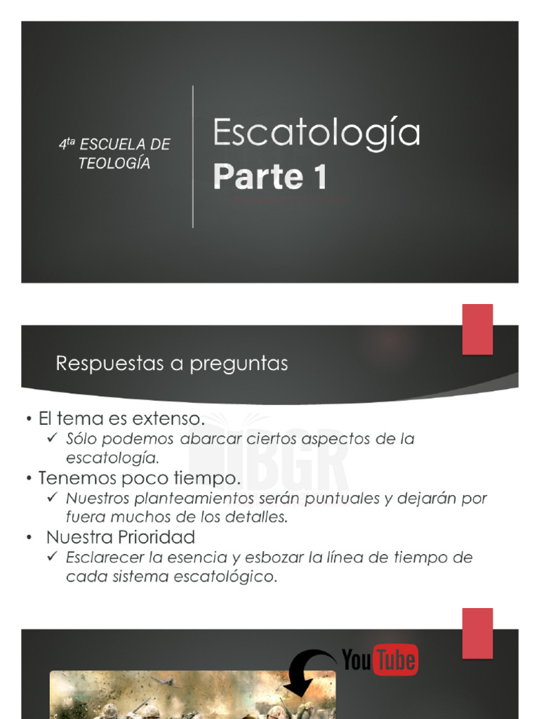 Escatología Reformada | PDF