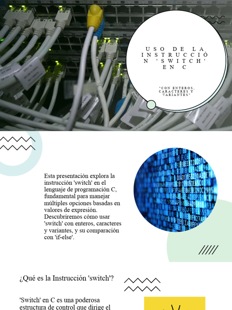 Uso de La Instrucción 'Switch' en C | PDF | Programa de computadora | Programación