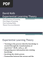Experiential Learning Kolb PDF | PDF | Learning Styles | Learning Theory (Education)