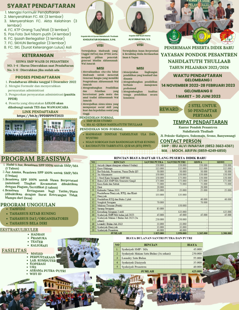 Contoh Brosur PPDB 2023 | PDF