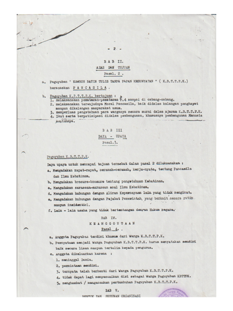 Anggaran Rumah Tangga Pasal 6-11 | PDF