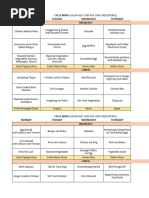 7-Day Low Carb Filipino Meal Plan | PDF | Eggplant | Salad