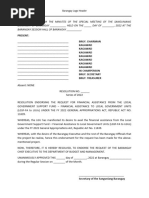 DOLE TUPAD Form | PDF